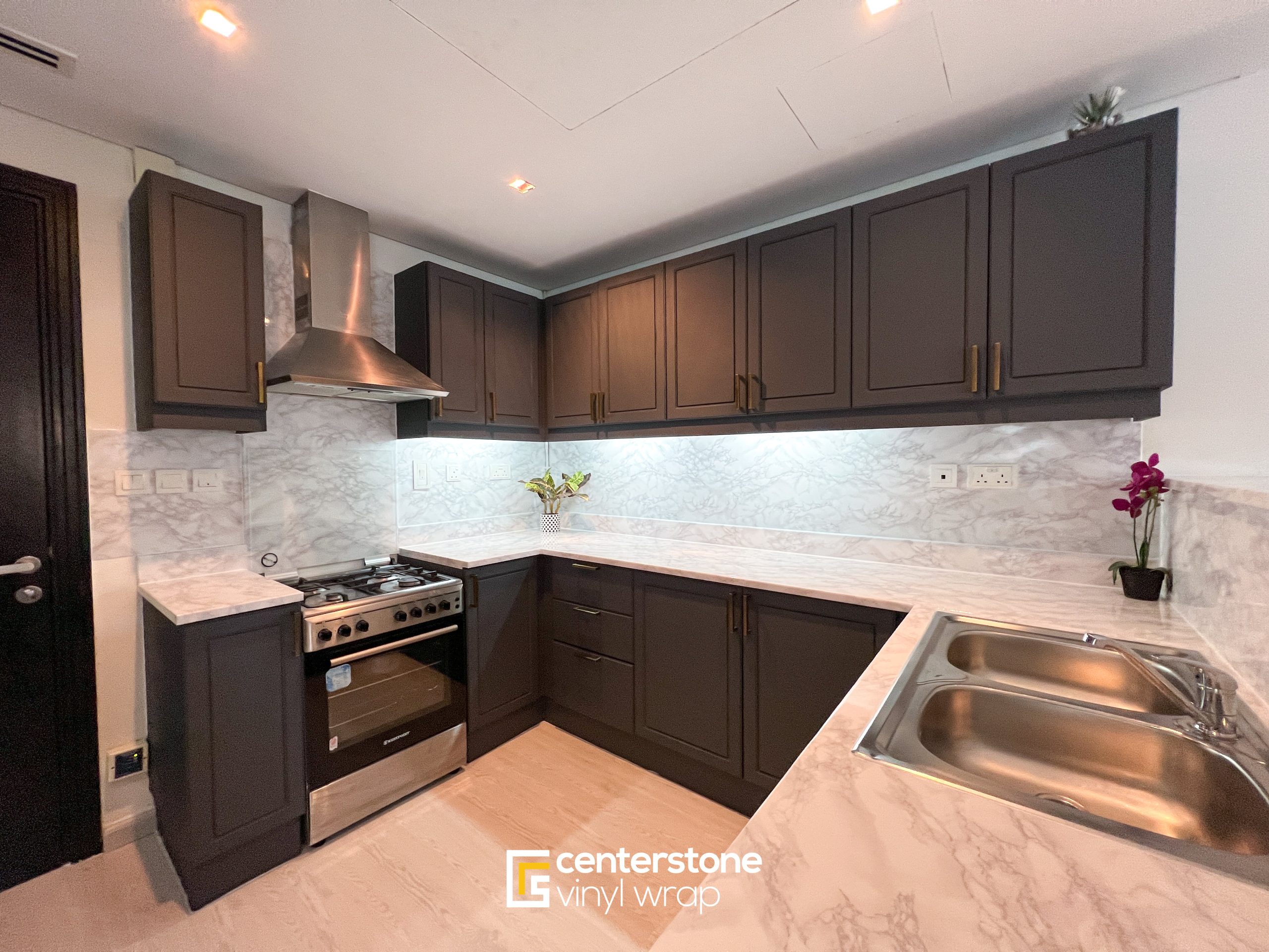 Kitchen Vinyl Wrapping Experts in Dubai - Centerstone Wrapping